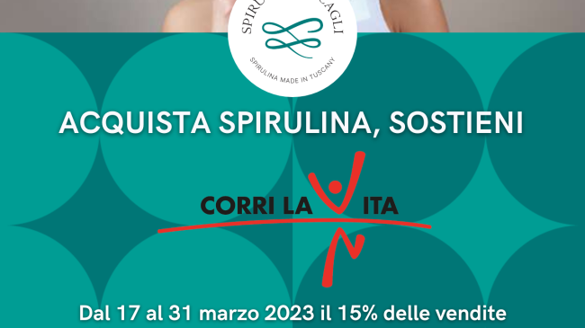Nuova compagna di viaggio per Corri la Vita: è Spirulina Becagli • Nove ... Nuova compagna di viaggio per Corri la Vita: è Spirulina Becagli • Nove ...